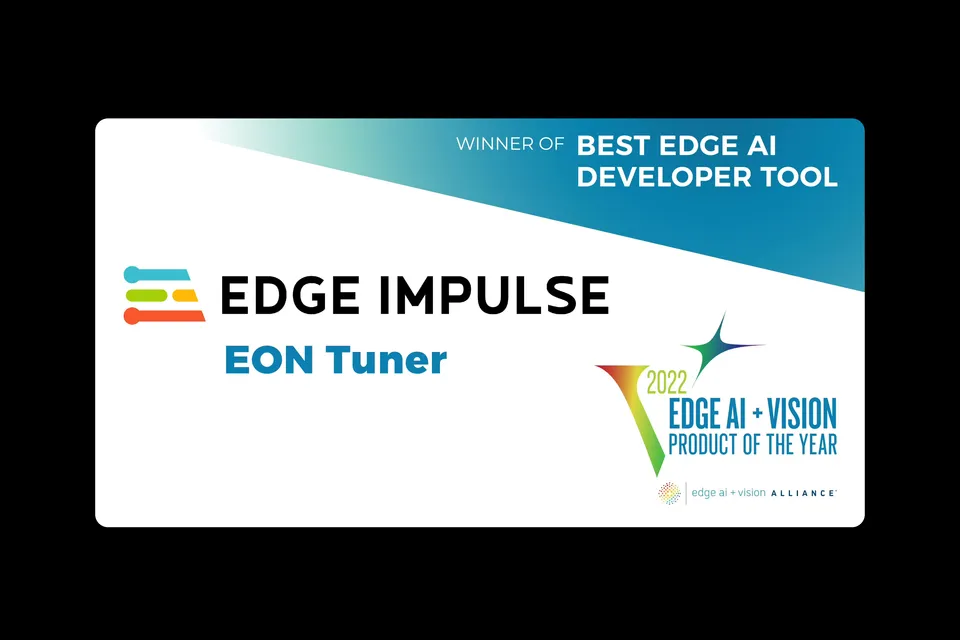 EON Tuner Awarded 2022 Edge AI Developer Tool of the Year